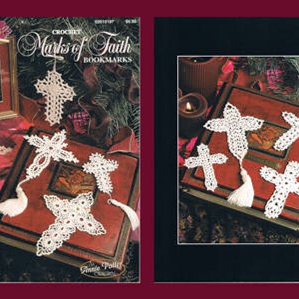 Crochet Bookmark Cross Pattern - Etsy