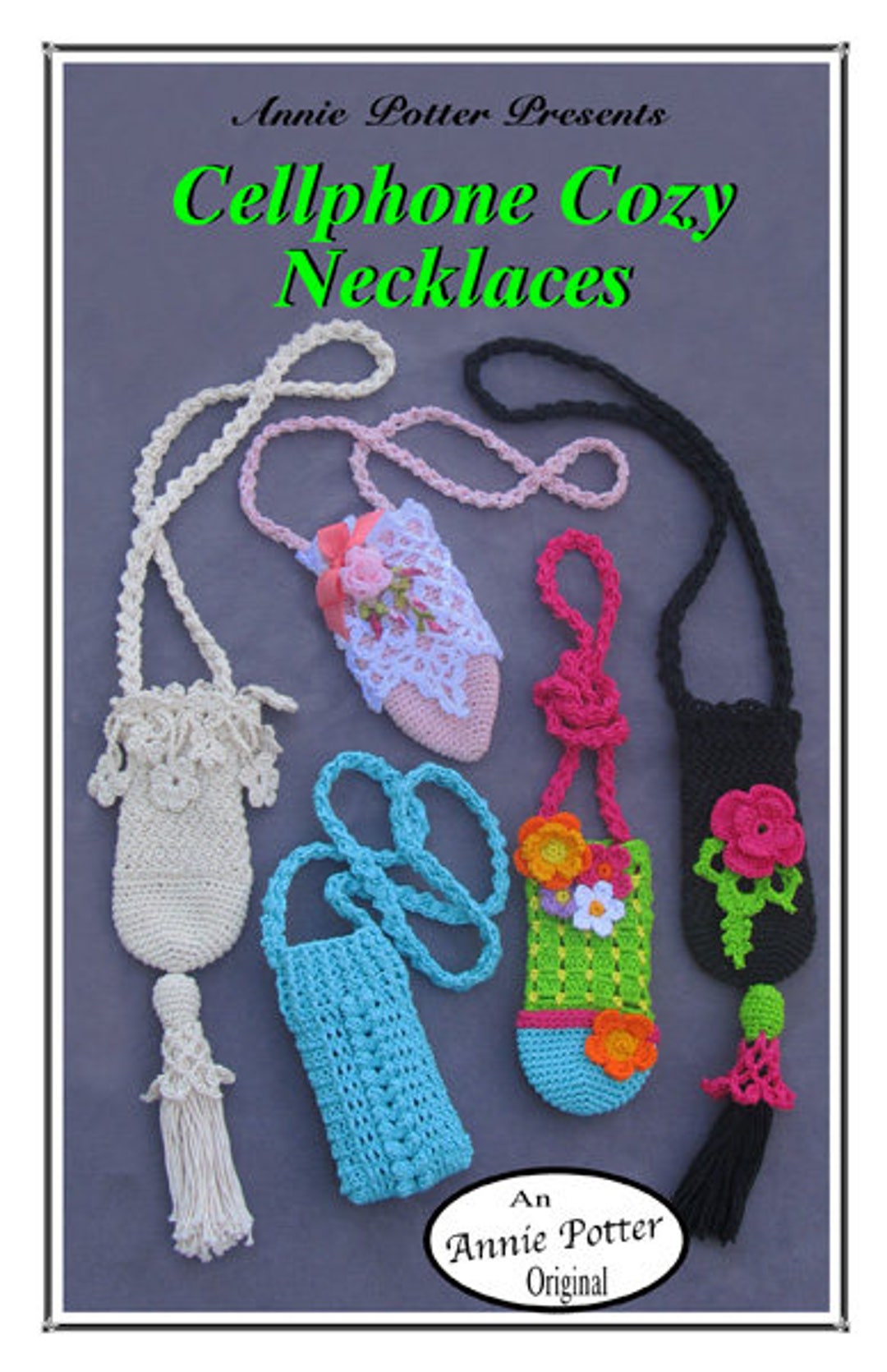 Crochet Pattern, Crochet Cell Phone Holder, cell Phone Cozy, Crochet ...