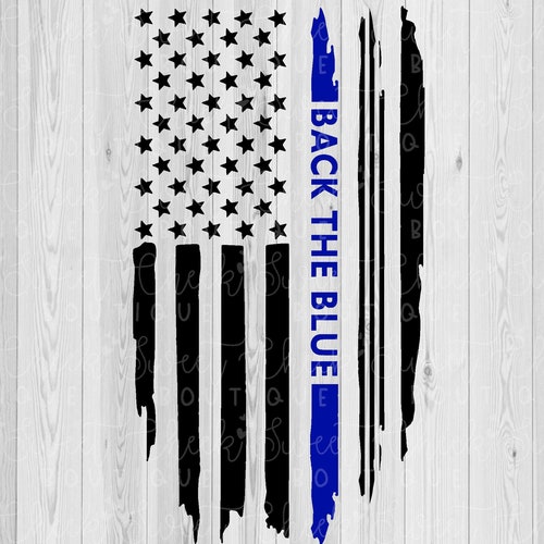 Back the Blue SVG - Etsy