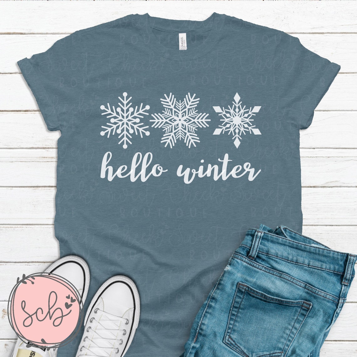 Hello Winter Svg Winter Svg Hello Svg Snowflakes Svg | Etsy