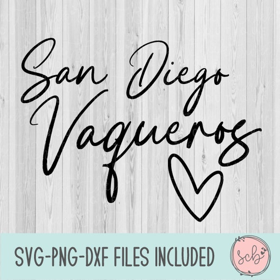 Vaqueros Heart Svg Vaqueros Svg Spirit Wear Svg Team Wear - Etsy Australia