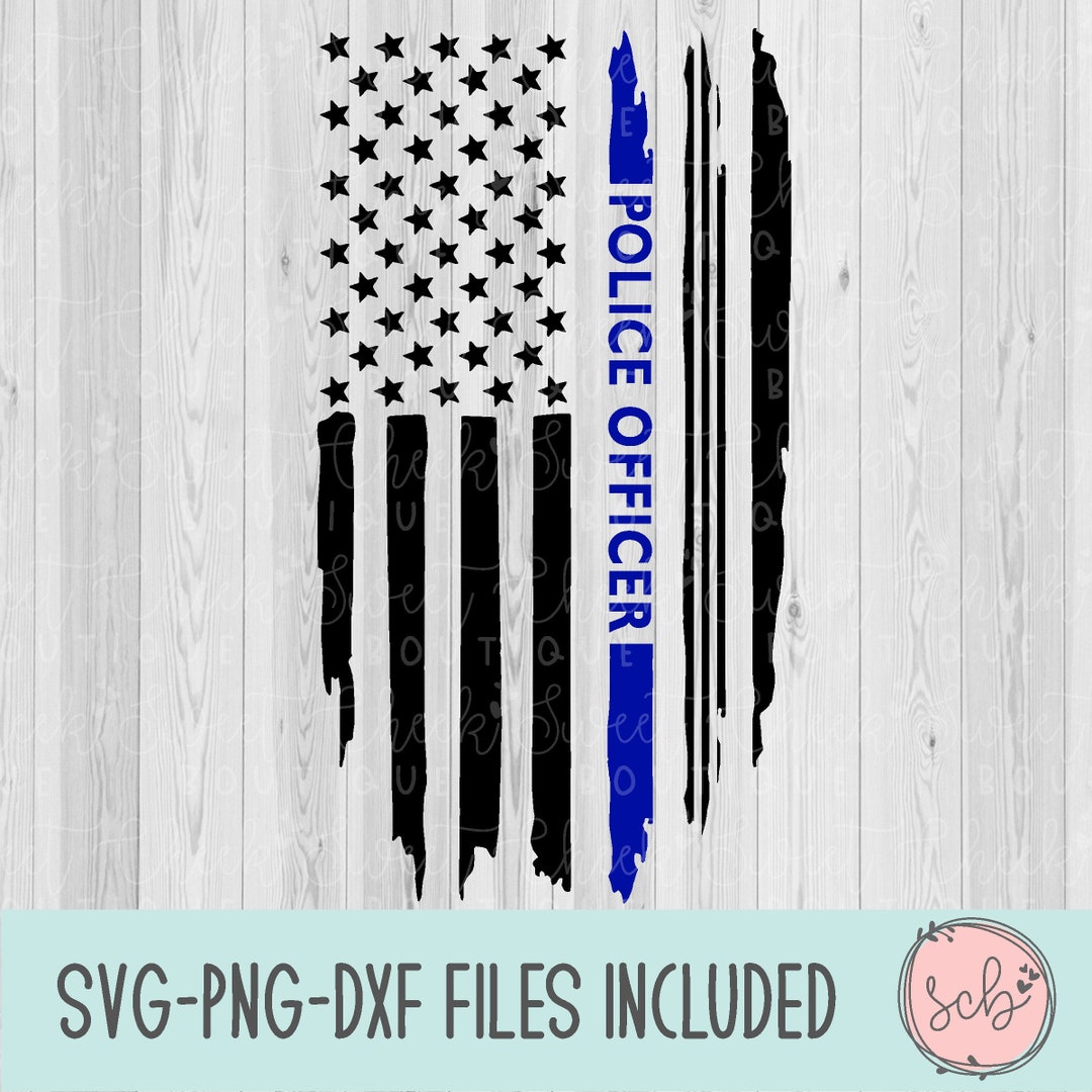 Police Officer Svg, Police Officer Flag Svg, Flag Svg, Police Svg ...