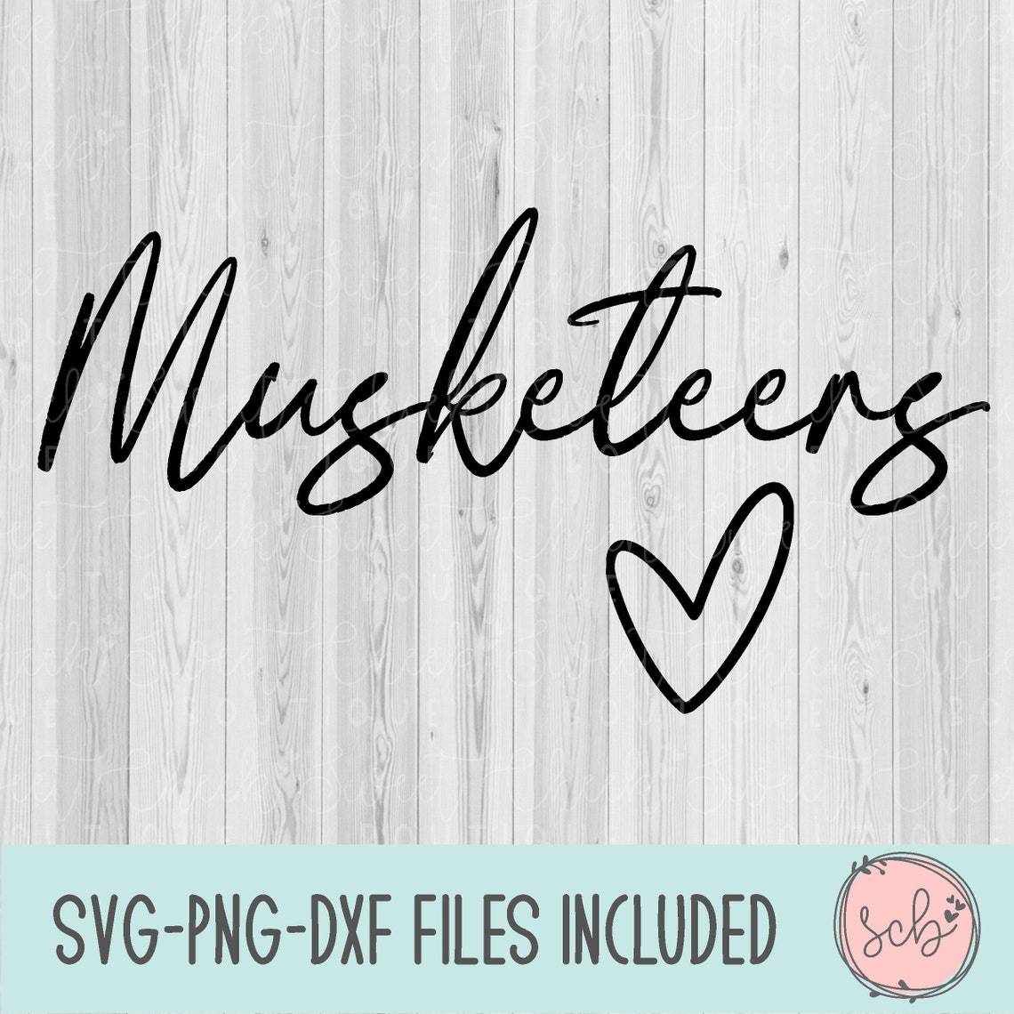Musketeers Heart Svg, Musketeers Svg, Spirit Wear Svg, Team Wear Svg ...