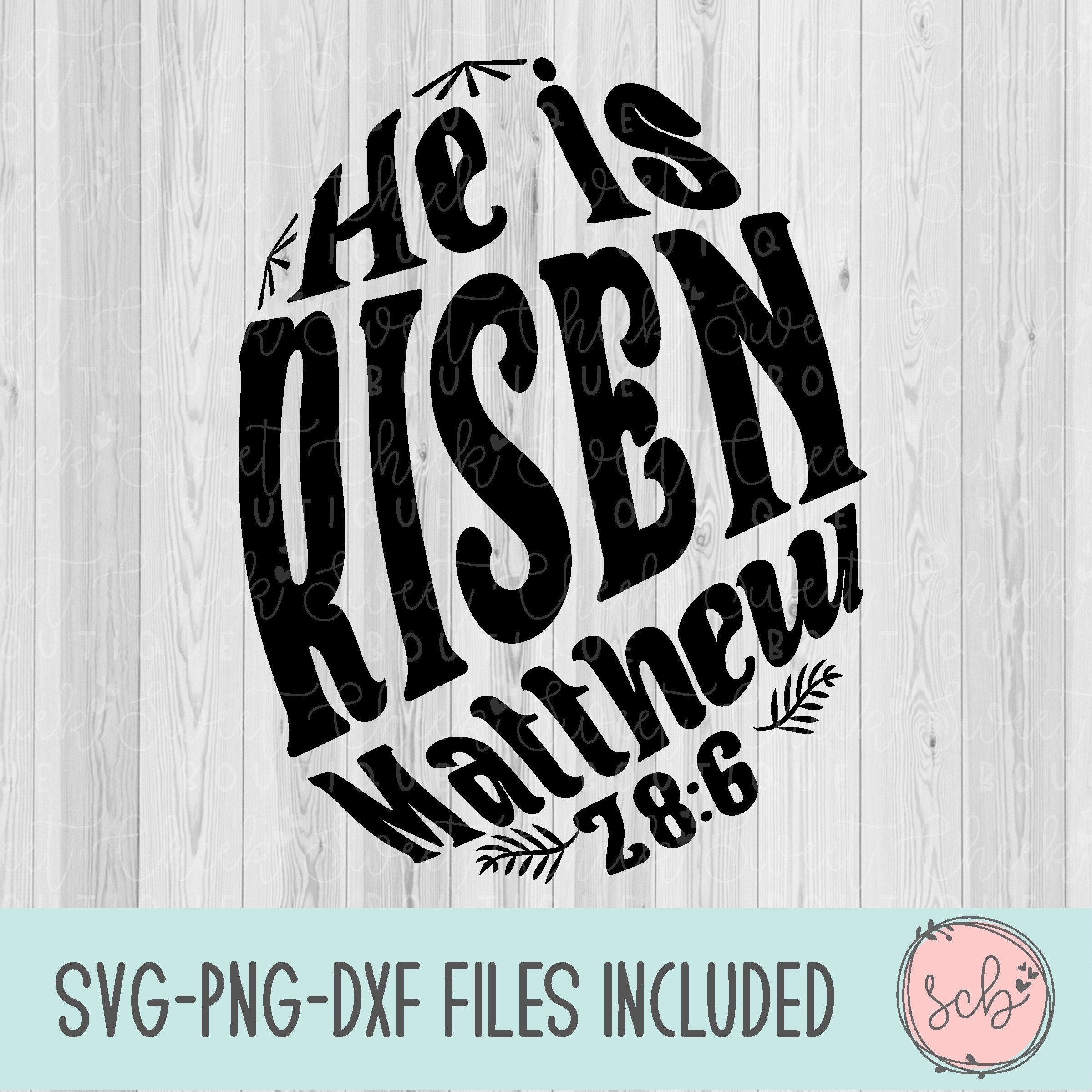 He is Risen svg easter svg easter egg svg egg svg | Etsy