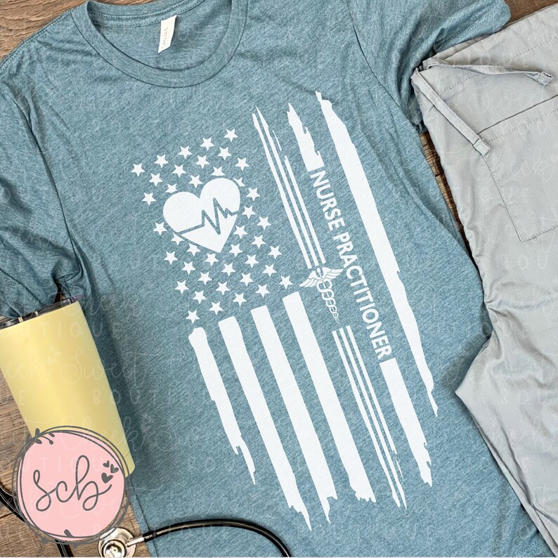 Nurse Practitioner Svg Nurse Flag Svg Practitioner Svg Flag - Etsy