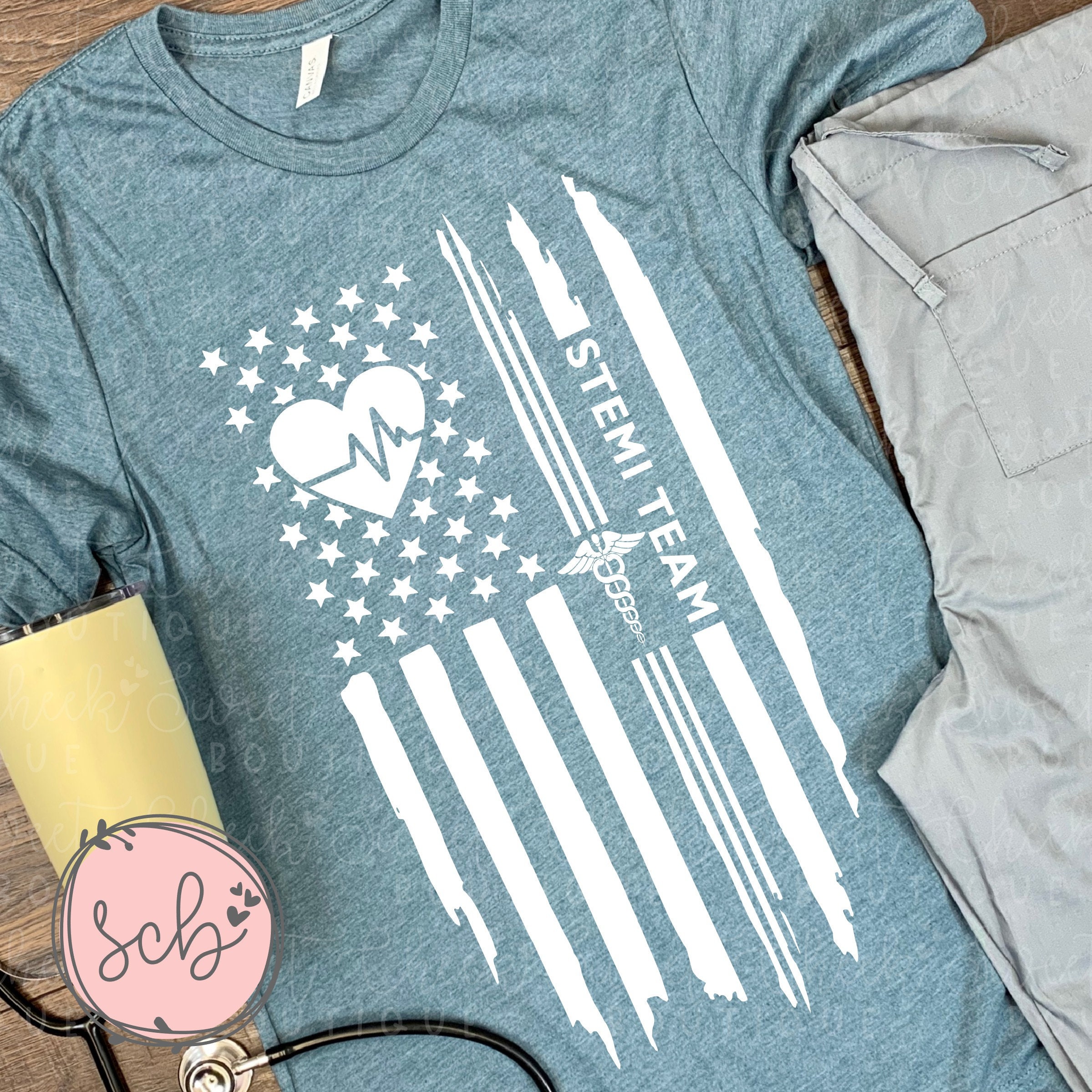 Stemi Team Svg, Stemi Svg, Healthcare Flag Svg, Flag Svg, Shirt Svg ...