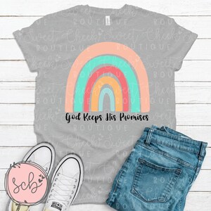 God Keeps His Promises Svg, Promises Svg, Rainbow Svg, Religious Svg ...