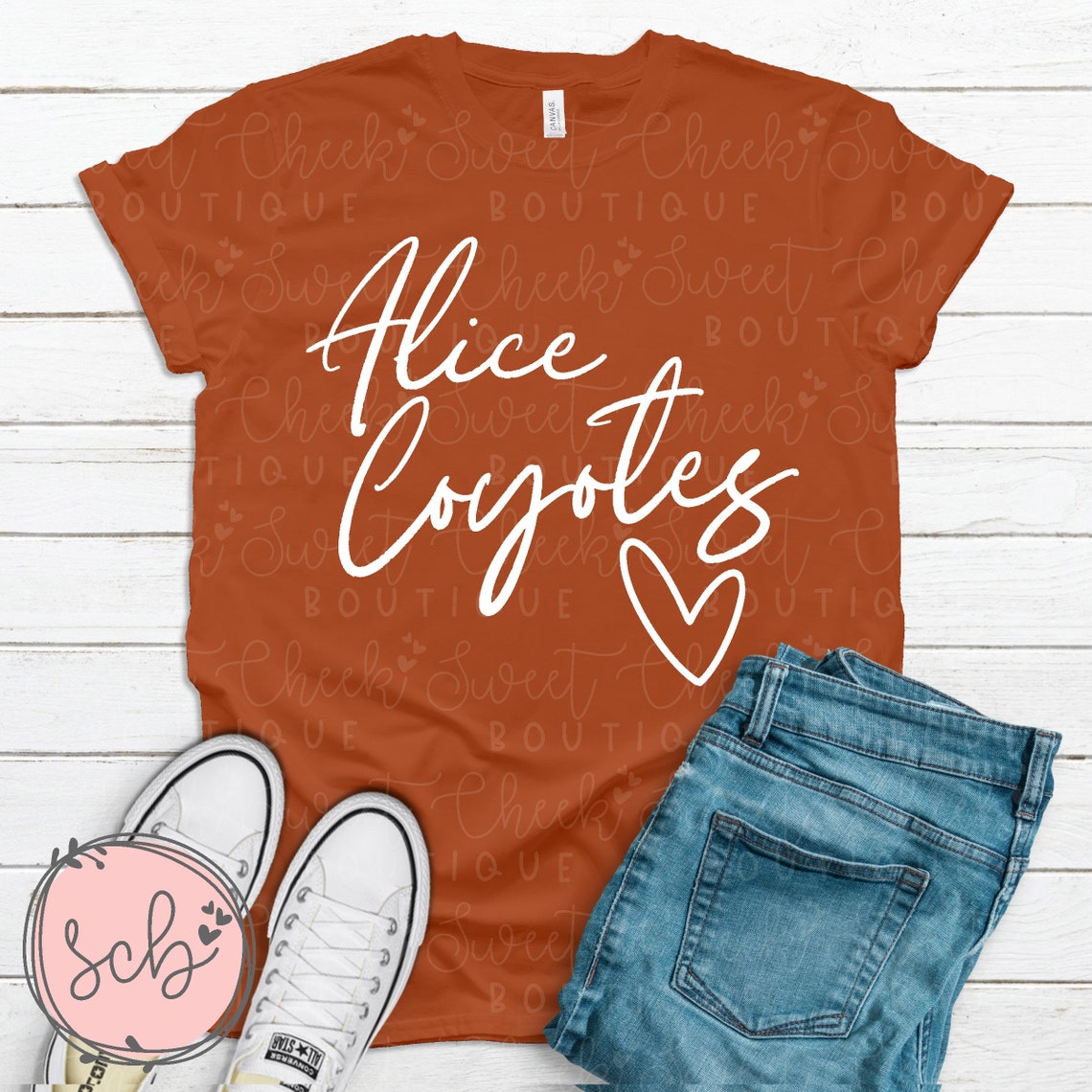 Alice Coyotes Heart Svg Coyotes Svg Spirit Wear Svg Team - Etsy