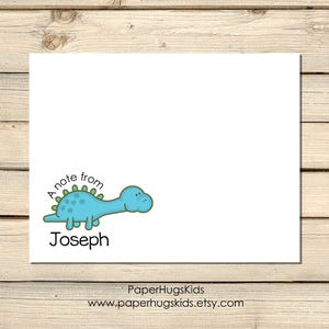 PRINTABLE Kids Stationery, Dinosaur Stationery, Dinosaur Note Cards ...