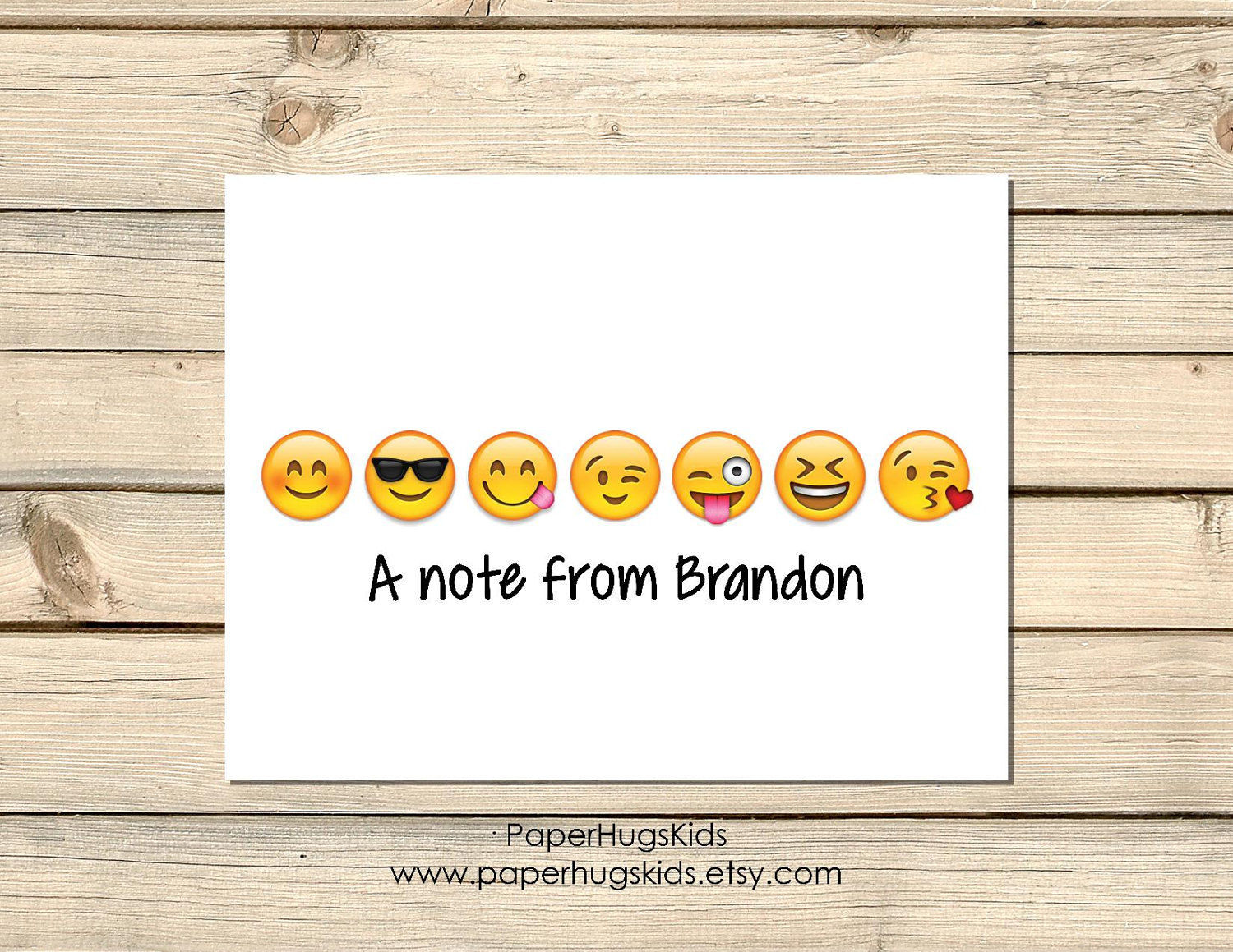 PRINTABLE Emoji Stationery Emoji Note Cards Kids Thank You - Etsy
