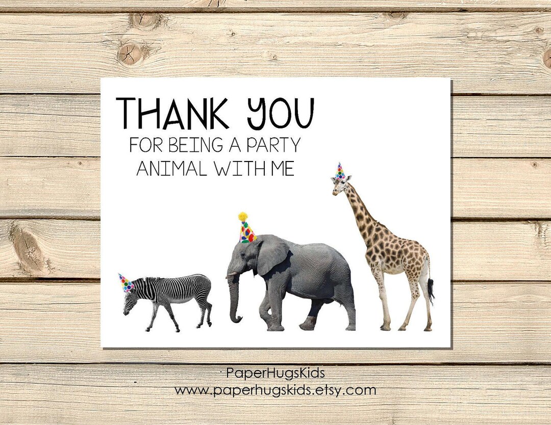 Jungle Safari Stationery, Jungle Safari Note Cards, Personalized Note ...