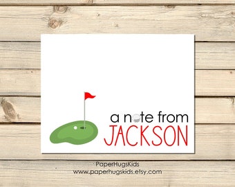 Golf Cards Golf Note Cards Ladies Golf Note Cards Women - Etsy