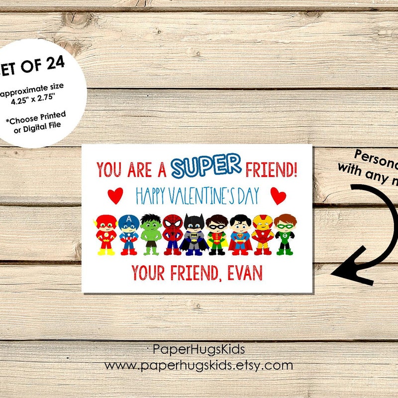 Superhero Cards - Etsy