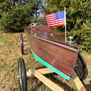 Children's Wooden Boat Wagon *local Pick up ONLY* - Etsy