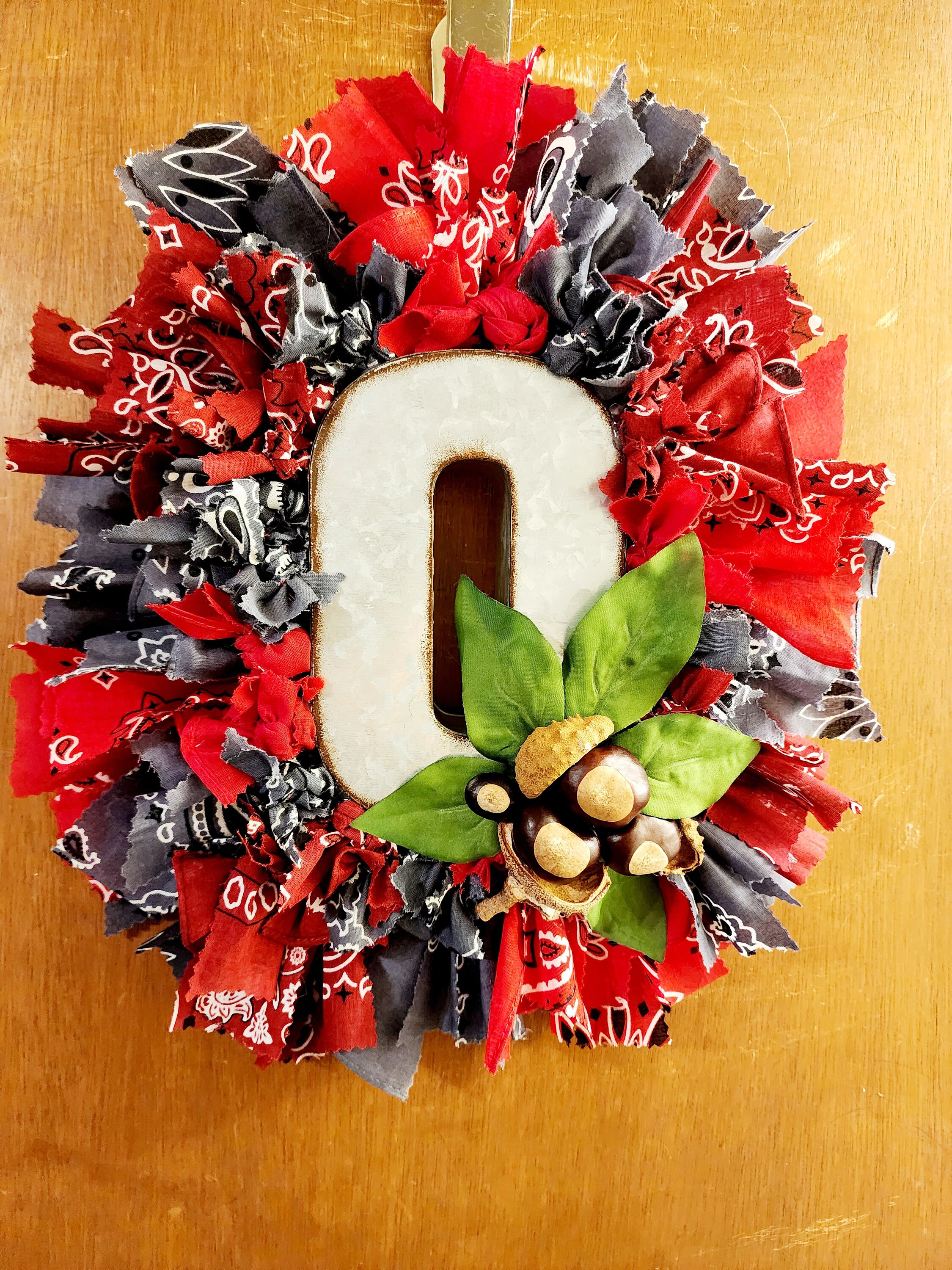 Ohio State Buckeyes, O Wreath, OSU Wreath, Bandana OSU - Etsy