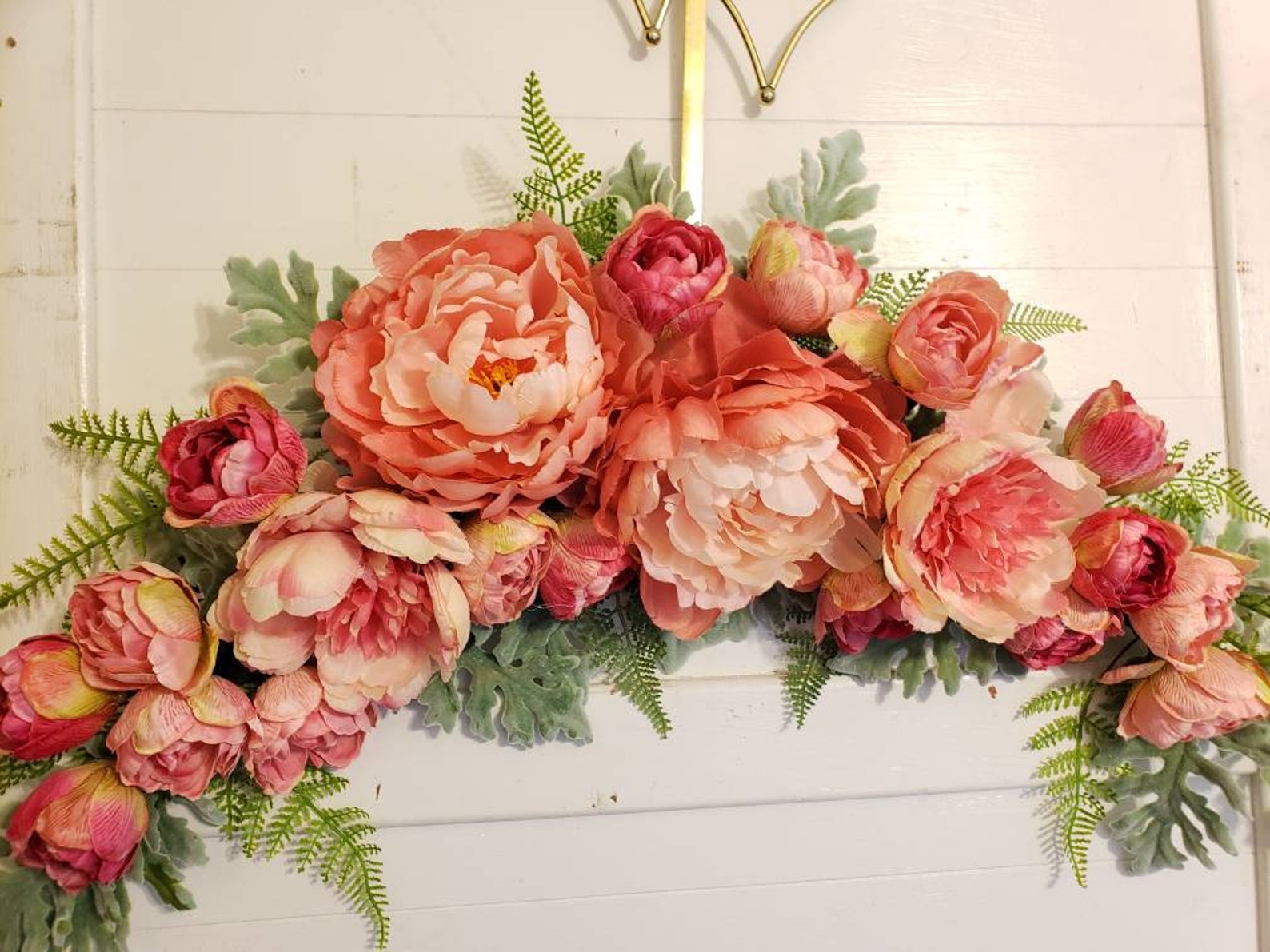 Victorian style using Peonies intense shades of Rosea Budding | Etsy