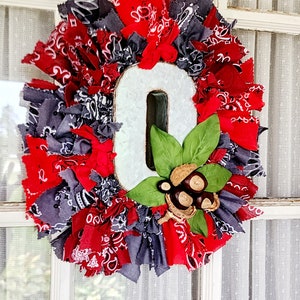 Ohio State Buckeyes, O Wreath, OSU Wreath, Bandana OSU - Etsy