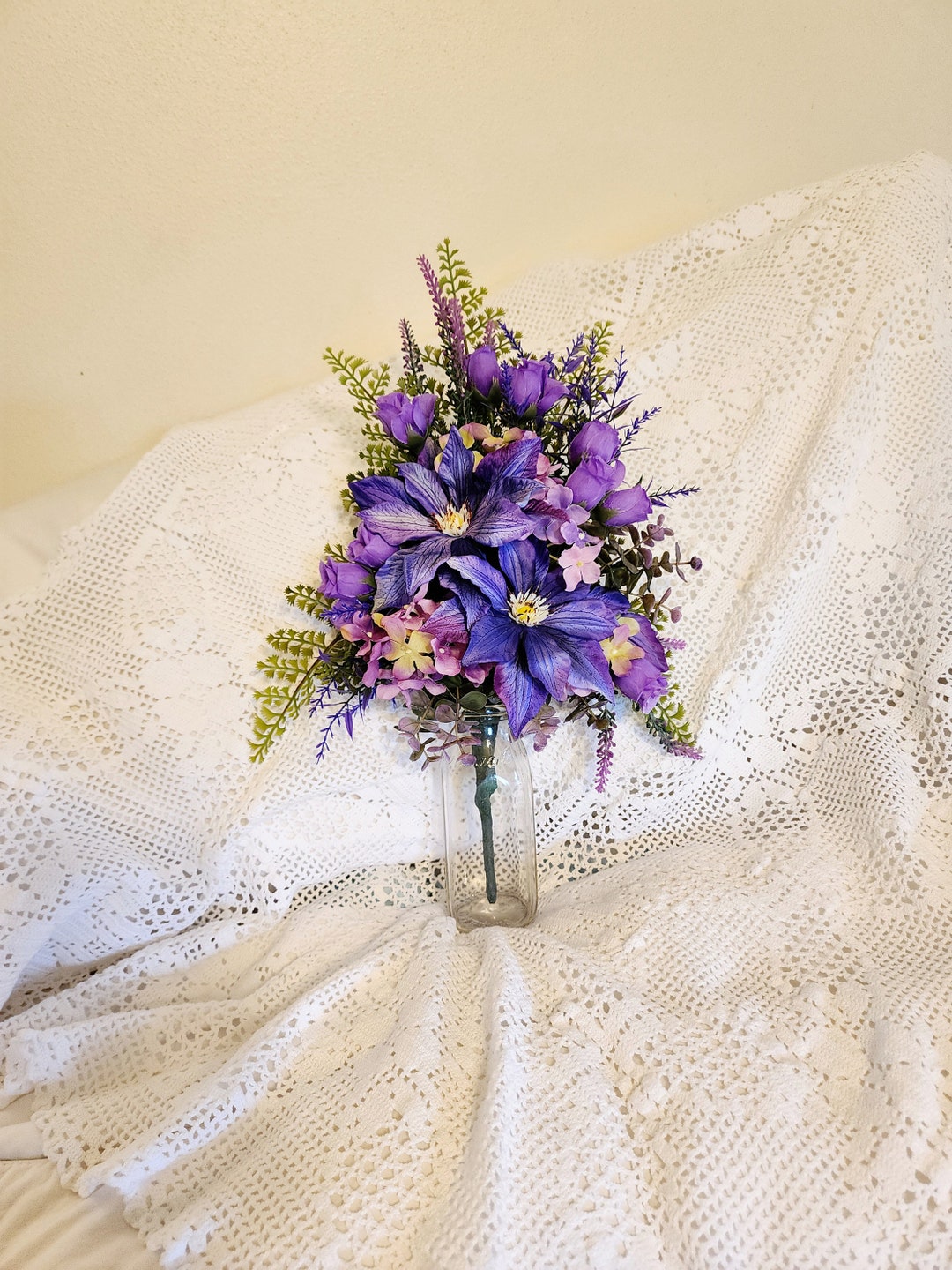 Mausoleum Floral Design, Crypt Niche Holder Arrangement, Grave Side ...