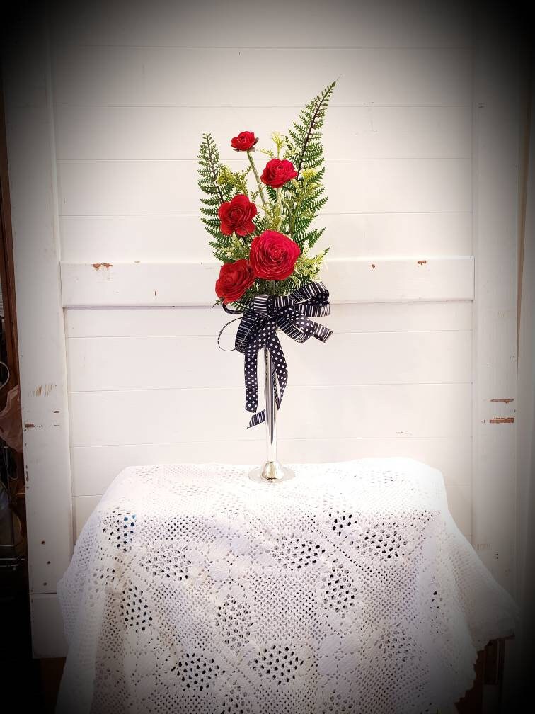 Mausoleum Floral Design Crypt Niche Holder Arrangement Grave | Etsy