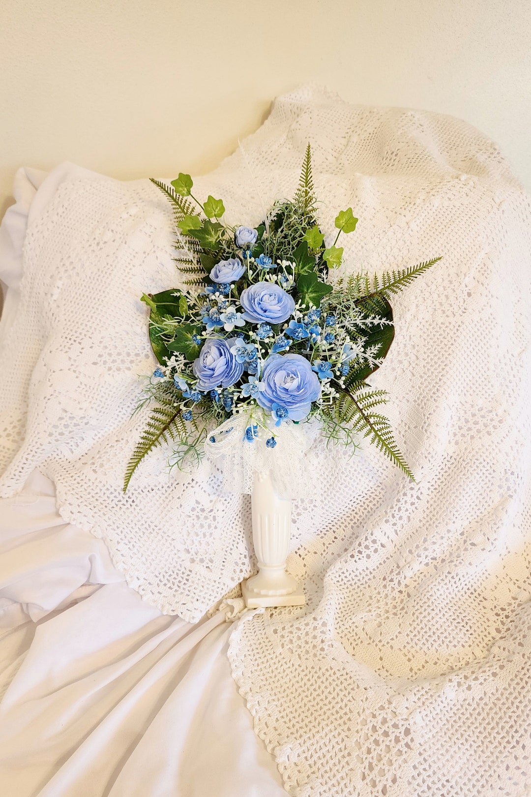 Mausoleum Floral Design, Crypt Niche Holder Arrangement, Grave Side ...