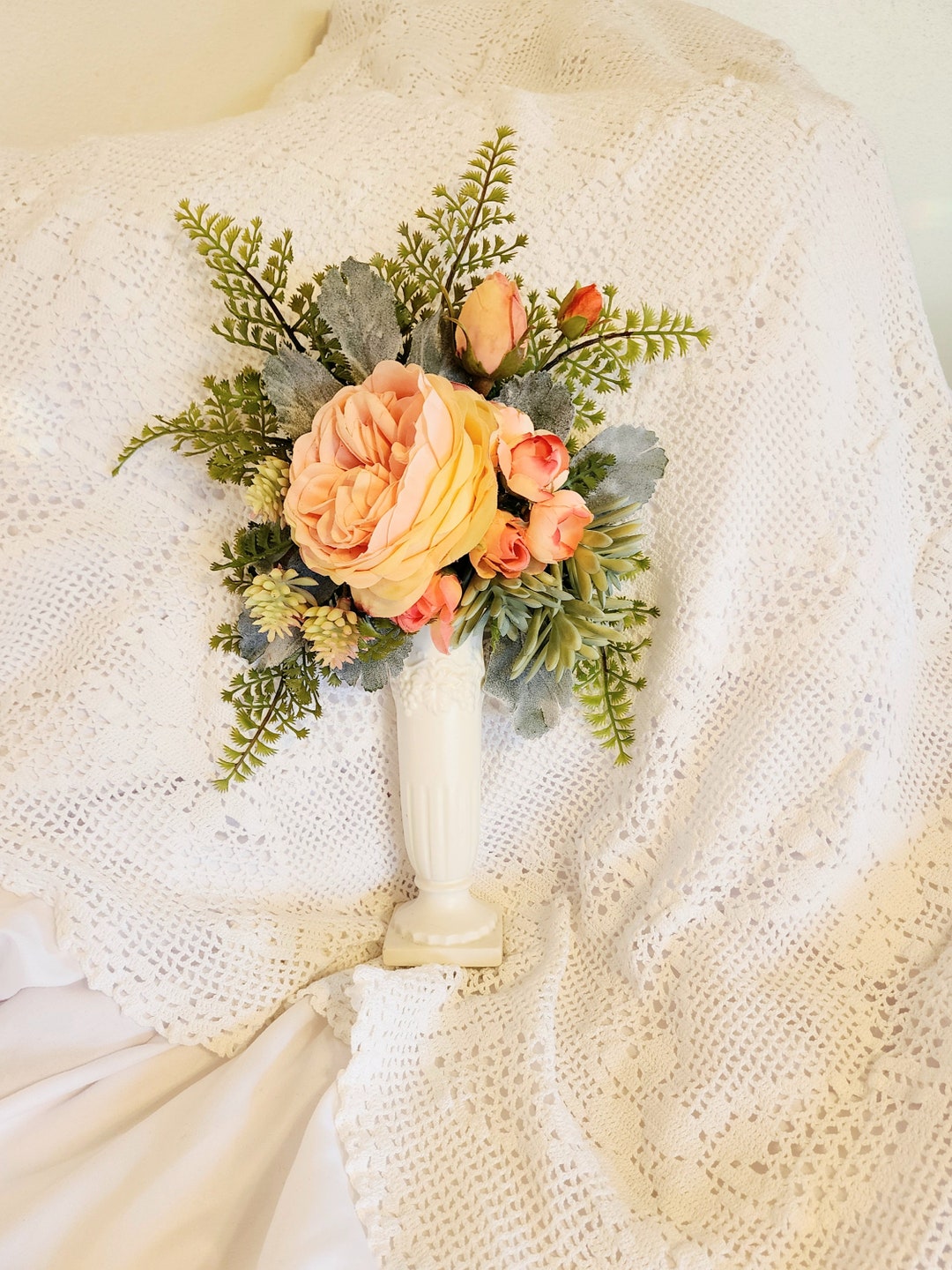 Mausoleum Floral Design, Crypt Niche Holder Arrangement, Grave Side ...