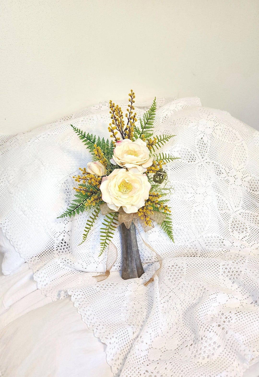 Mausoleum Floral Design, Crypt Niche Holder Arrangement, Grave Side ...