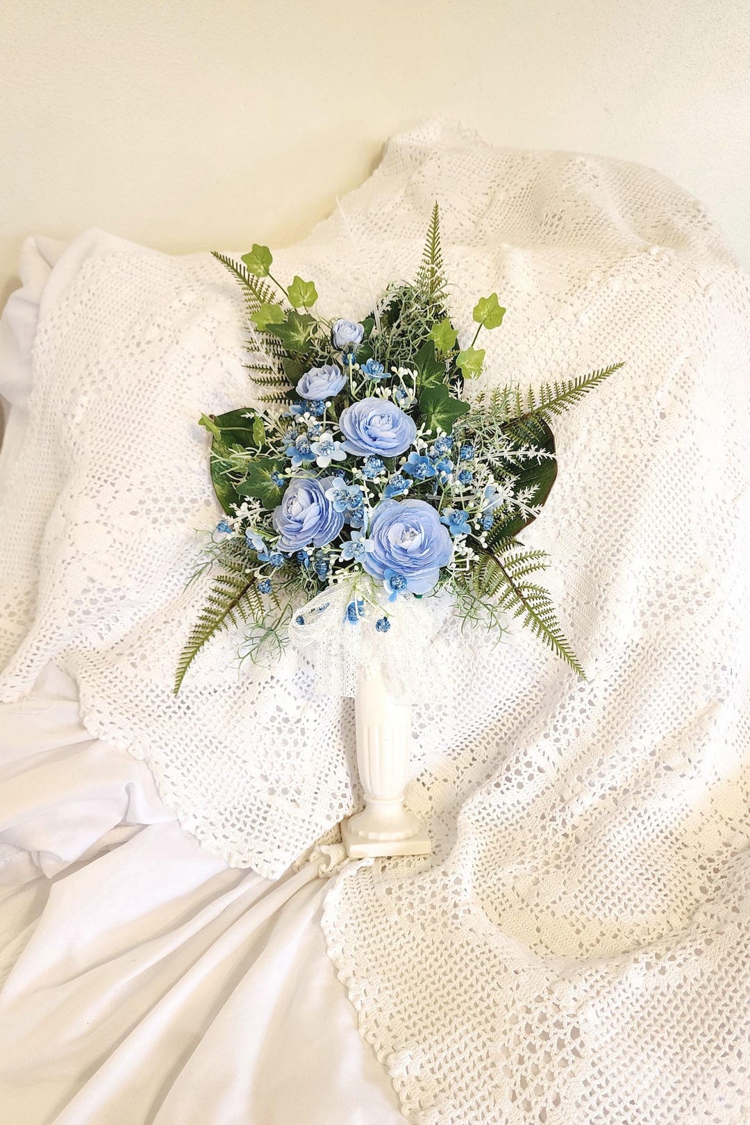 Mausoleum Floral Design, Crypt Niche Holder Arrangement, Grave Side ...