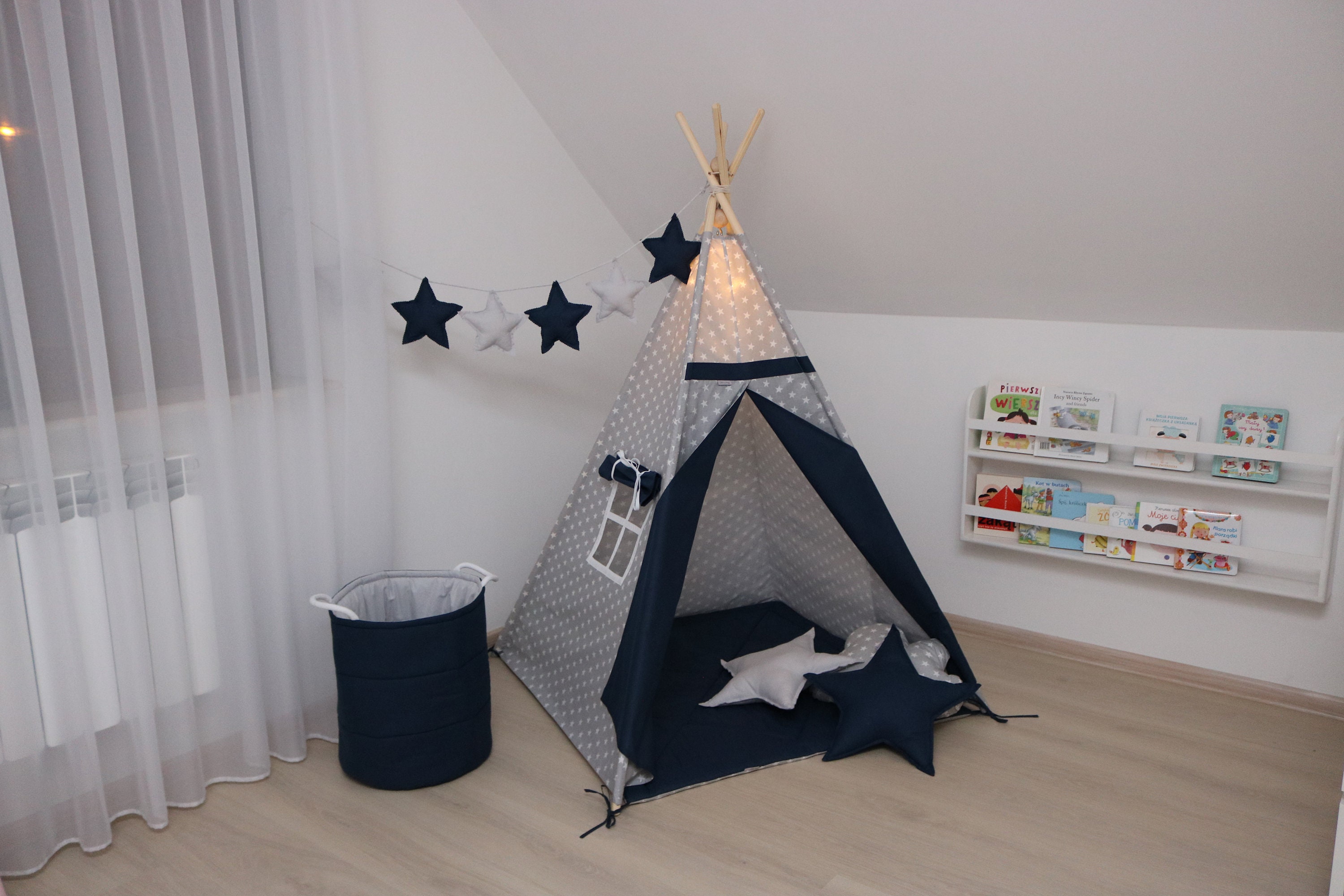 Navy Blue Teepee - Etsy