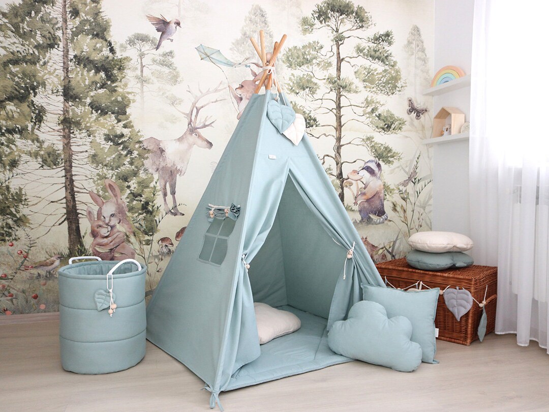 Childrens Teepee Sage Teepee Tent for Babies Montessori - Etsy