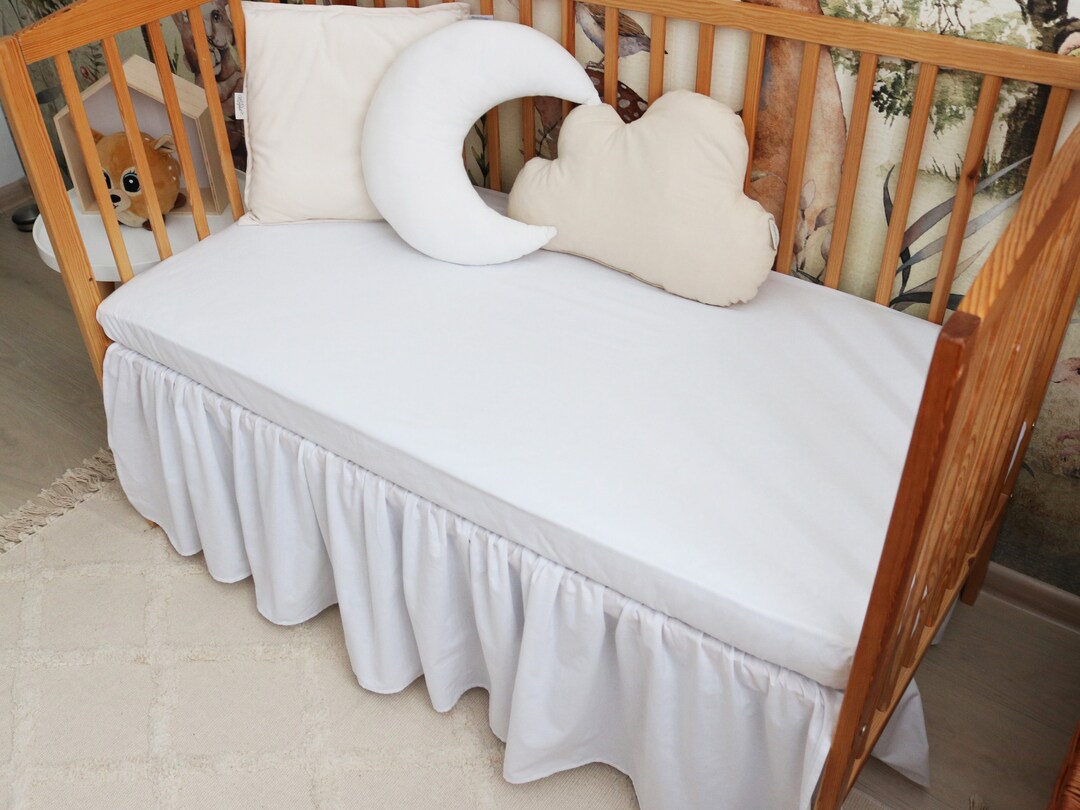 Sheet for a Baby Cot, Cot Accessories, Nursery Room Decor, Boho Living ...