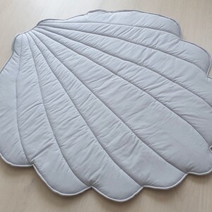 Seashell Floor Mat, Decorative Play Mat, Sea Shell Mat for Kids Room ...