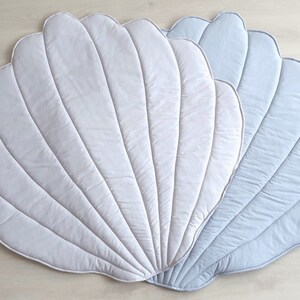 Seashell Floor Mat, Decorative Play Mat, Sea Shell Mat for Kids Room ...