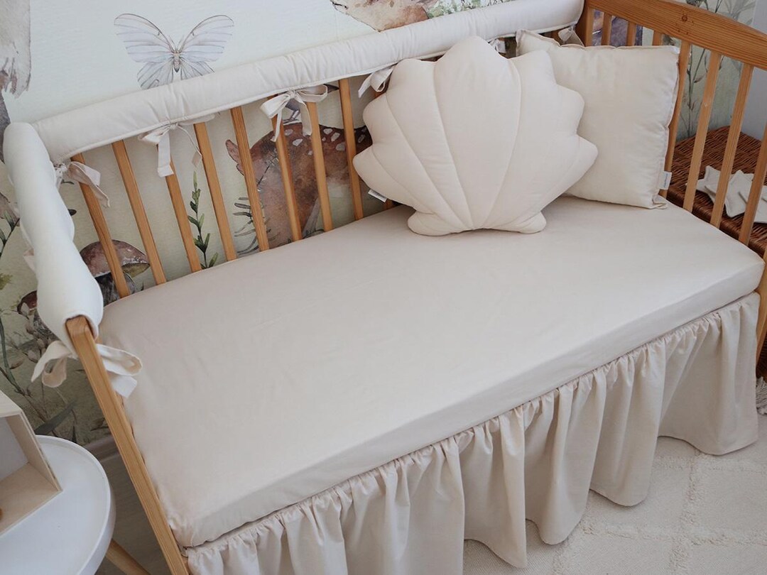 Sheet for a Baby Cot , Cot Accessories, Nursery Room Decor, Boho Living ...