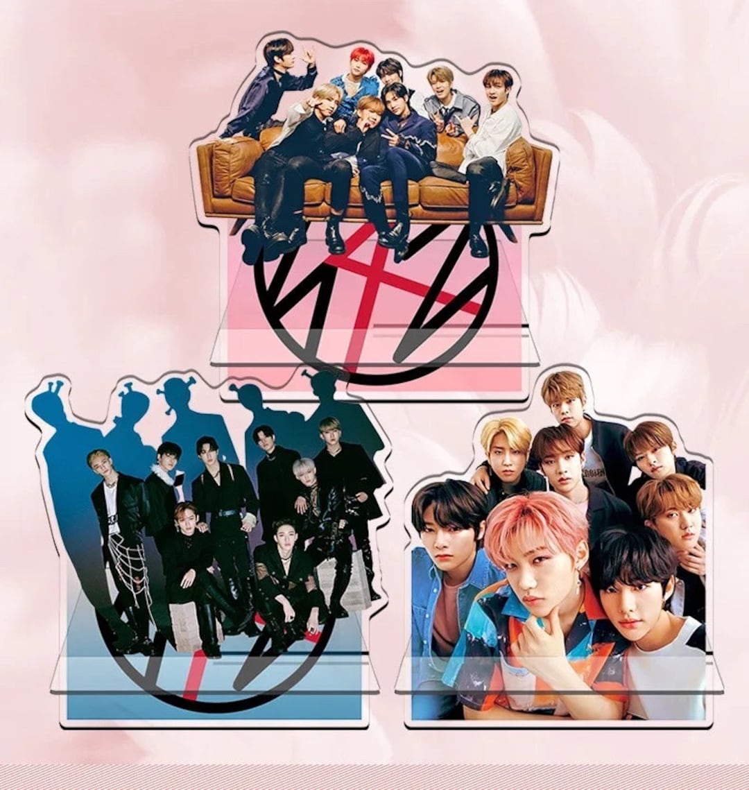 Stray Kids Phone Stand, SKZ, SKZOO, Acrylic Phone Stand, Acrylic ...