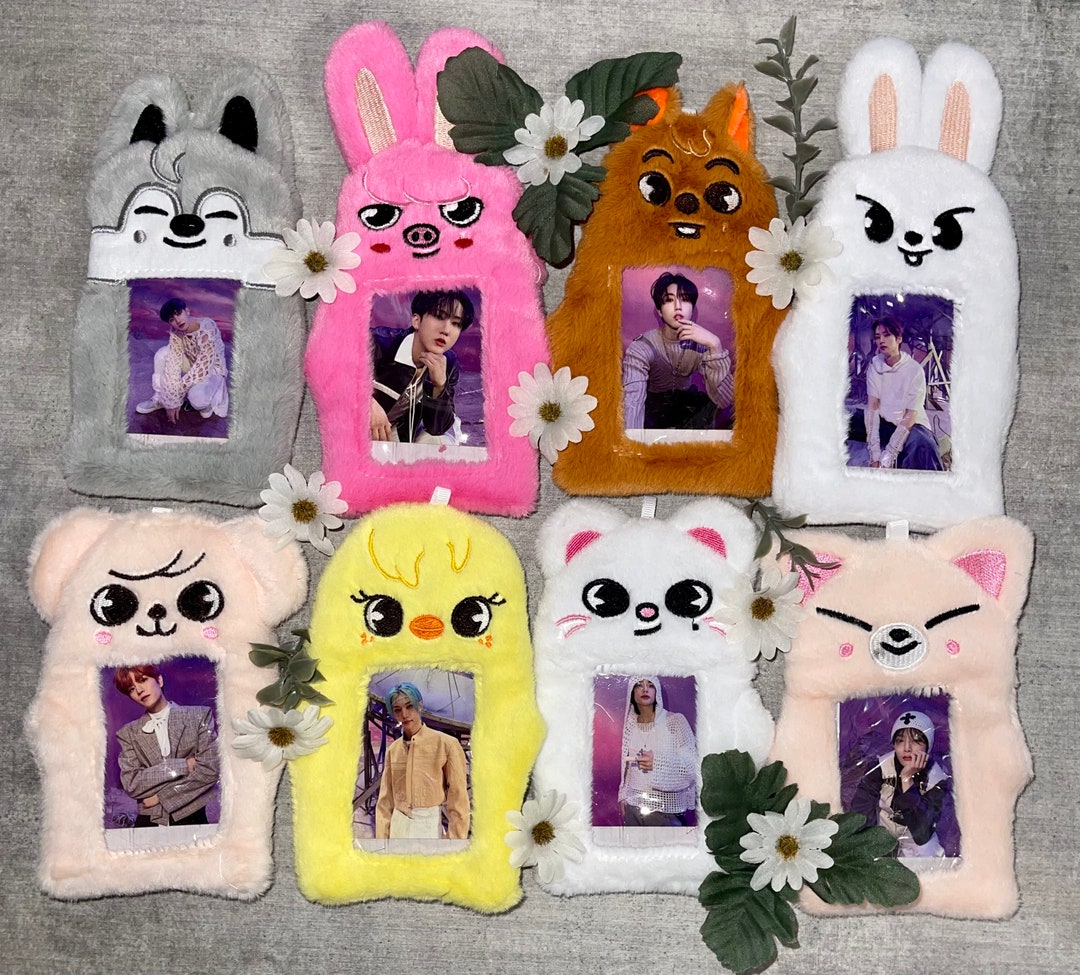SKZOO Photo Card Holder, Stray Kids Photo Card Holder, Wolfchan, Leebit ...