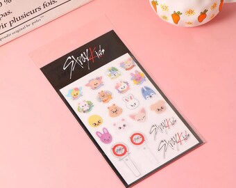 Stray Kids Stickers SKZOO Wolfchan, Leebit, Dwaekki, Jiniret, Quokka, Bbokari, Puppym, Foxiny ...