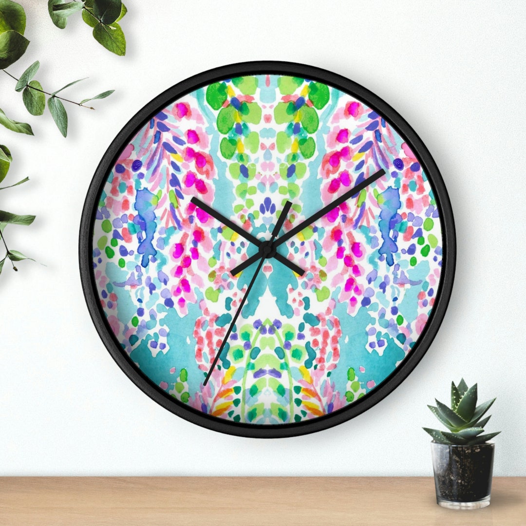 Preppy L.P. Inspired Wall Clock. Designer Clock. Home Decor. - Etsy