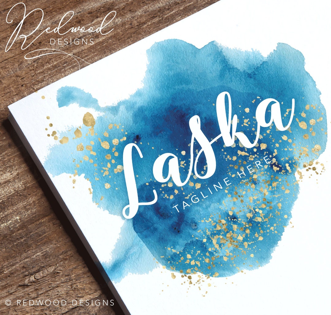 Paint Splatter Logo Design, Premade Logo, Artist Logo, Paint Logo ...