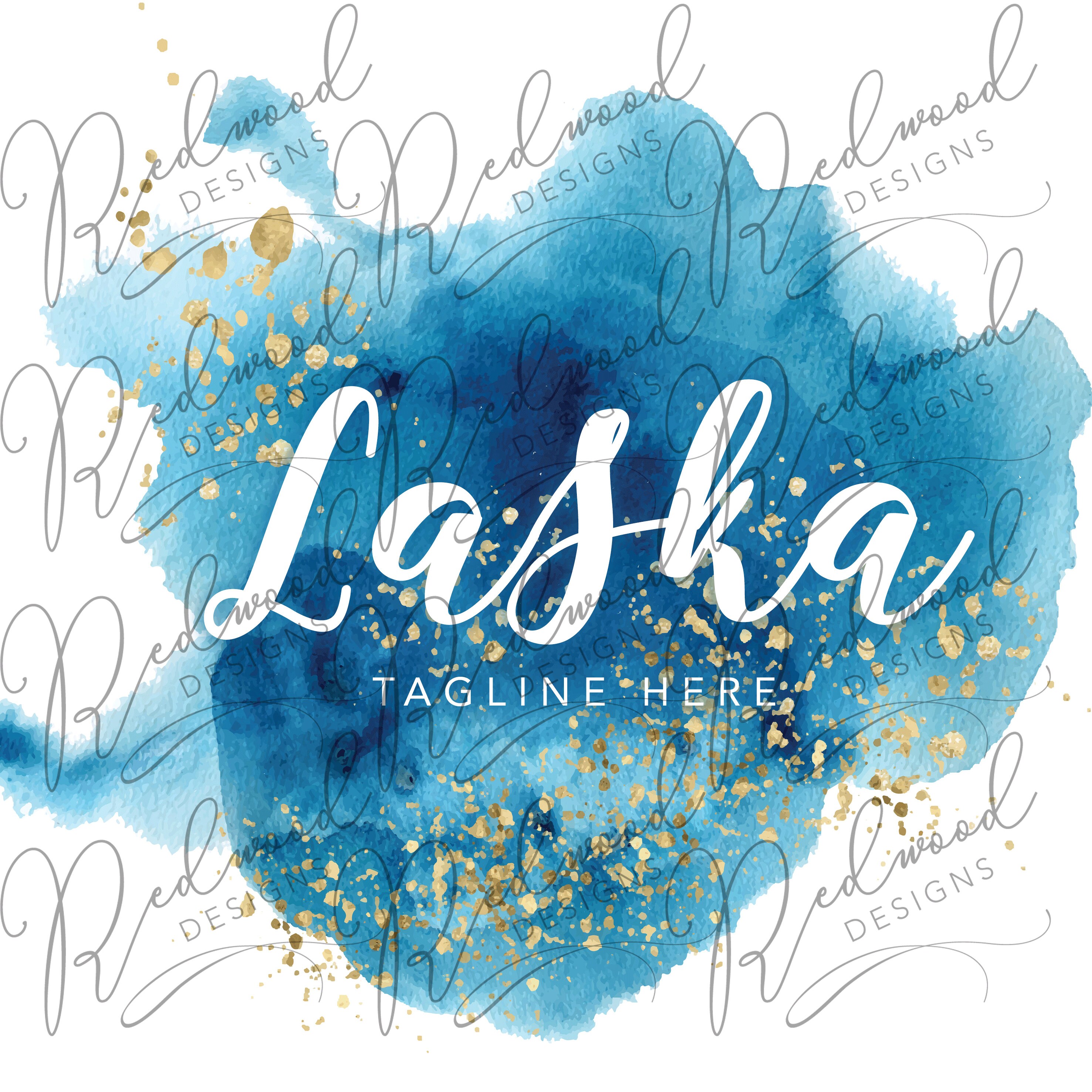 Paint Splatter Logo Design, Premade Logo, Artist Logo, Paint Logo ...