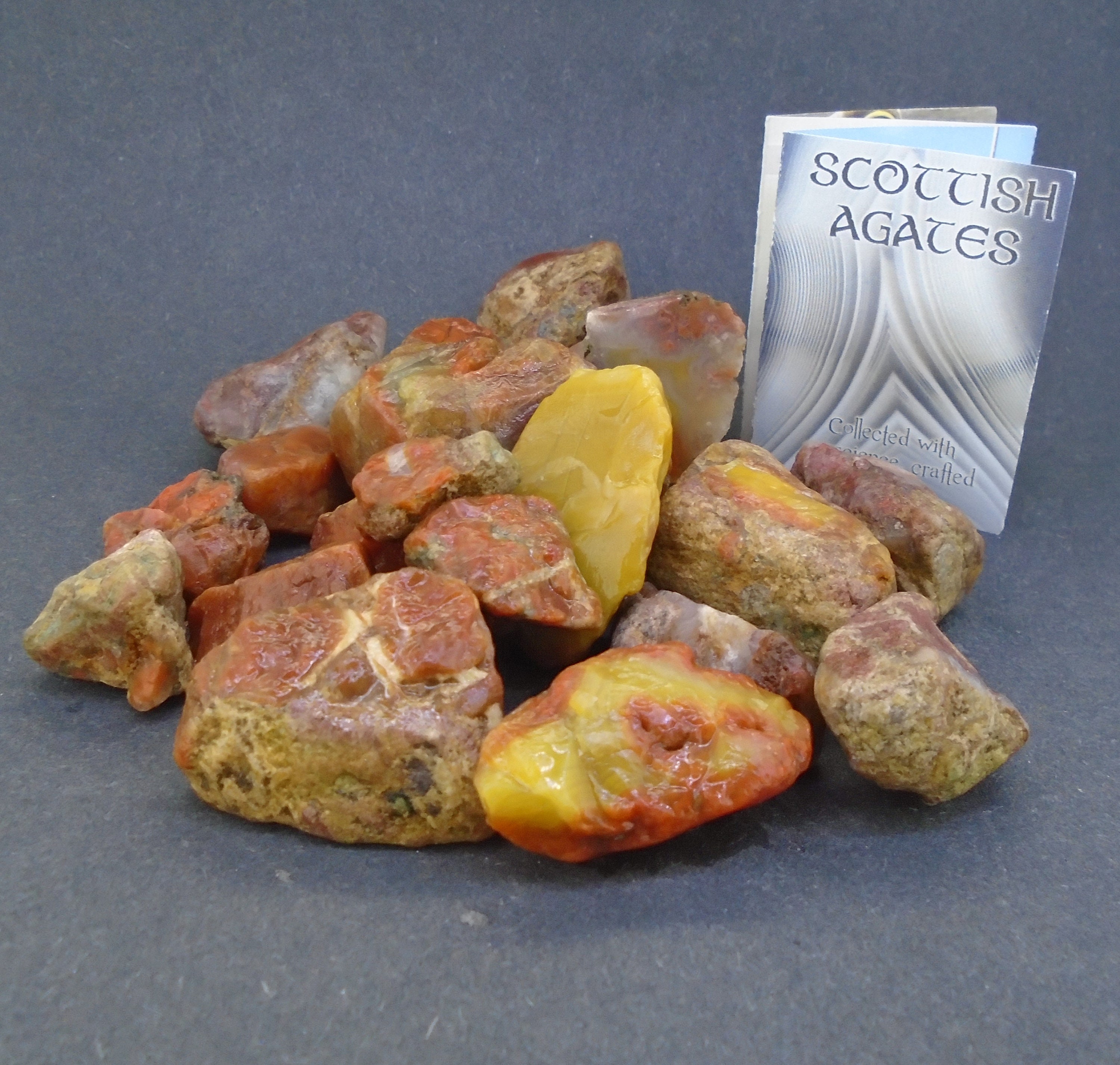 Scottish Carnelian Agates 200g Rough Scottish Agates | Etsy