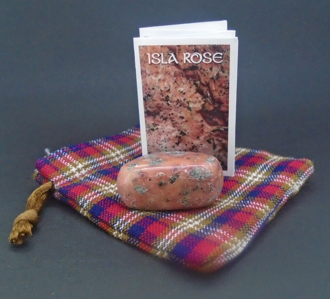 1 X Isla Rose Lucky Pebble - Polished, Scotland, Lucky Pebble, Good ...