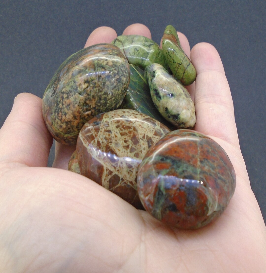 Lewisian Natural Pebbles 200g of Natural Rough Scottish Rock, Epidote ...