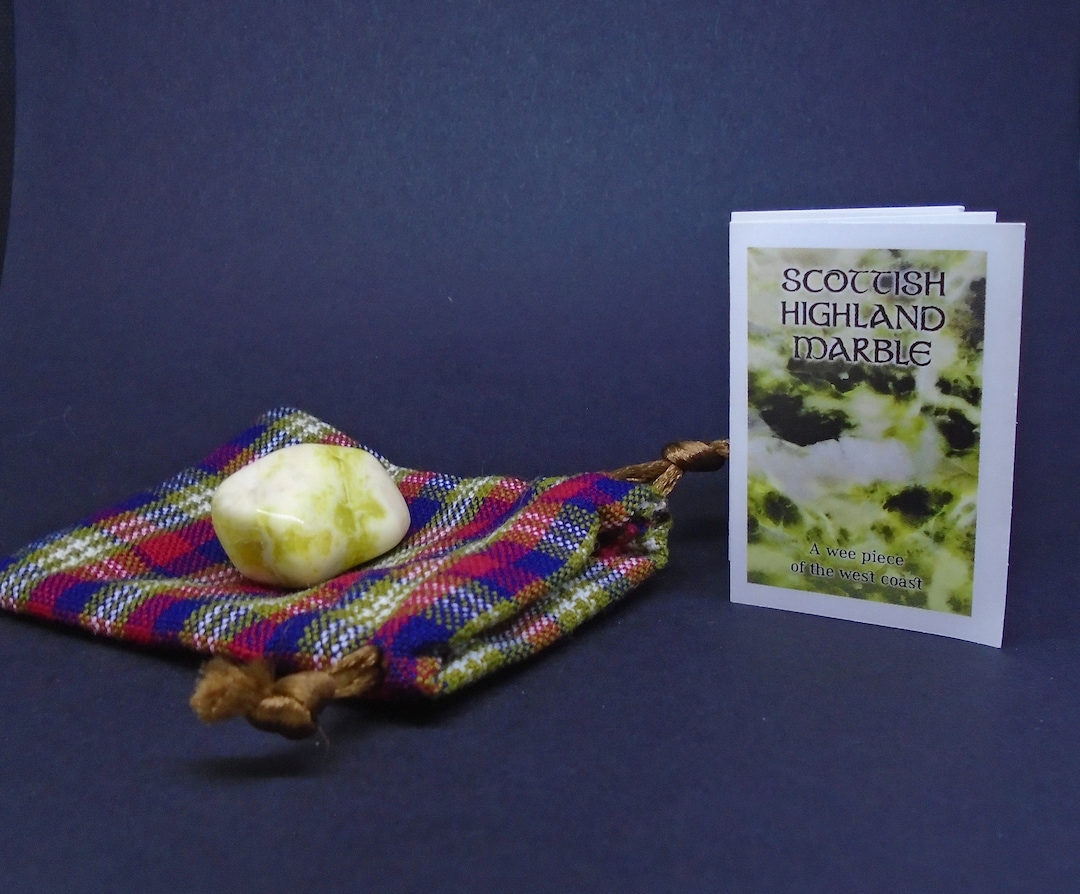 1 X Highland Marble Lucky Pebble Polished, Scotland, Lucky Pebble, Good ...