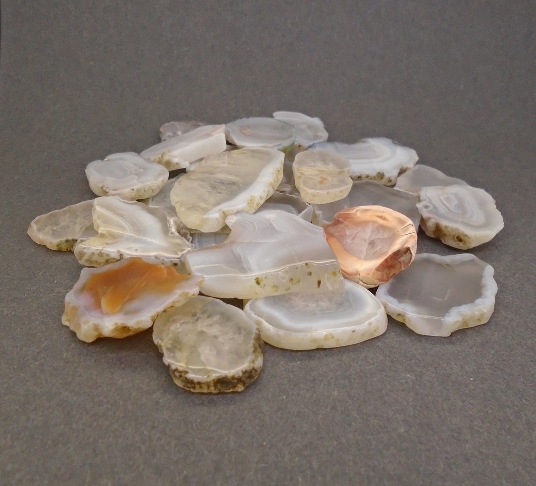 Scottish Agate Polished Slices - 100g Scottish Agate, Jewellery Grade ...