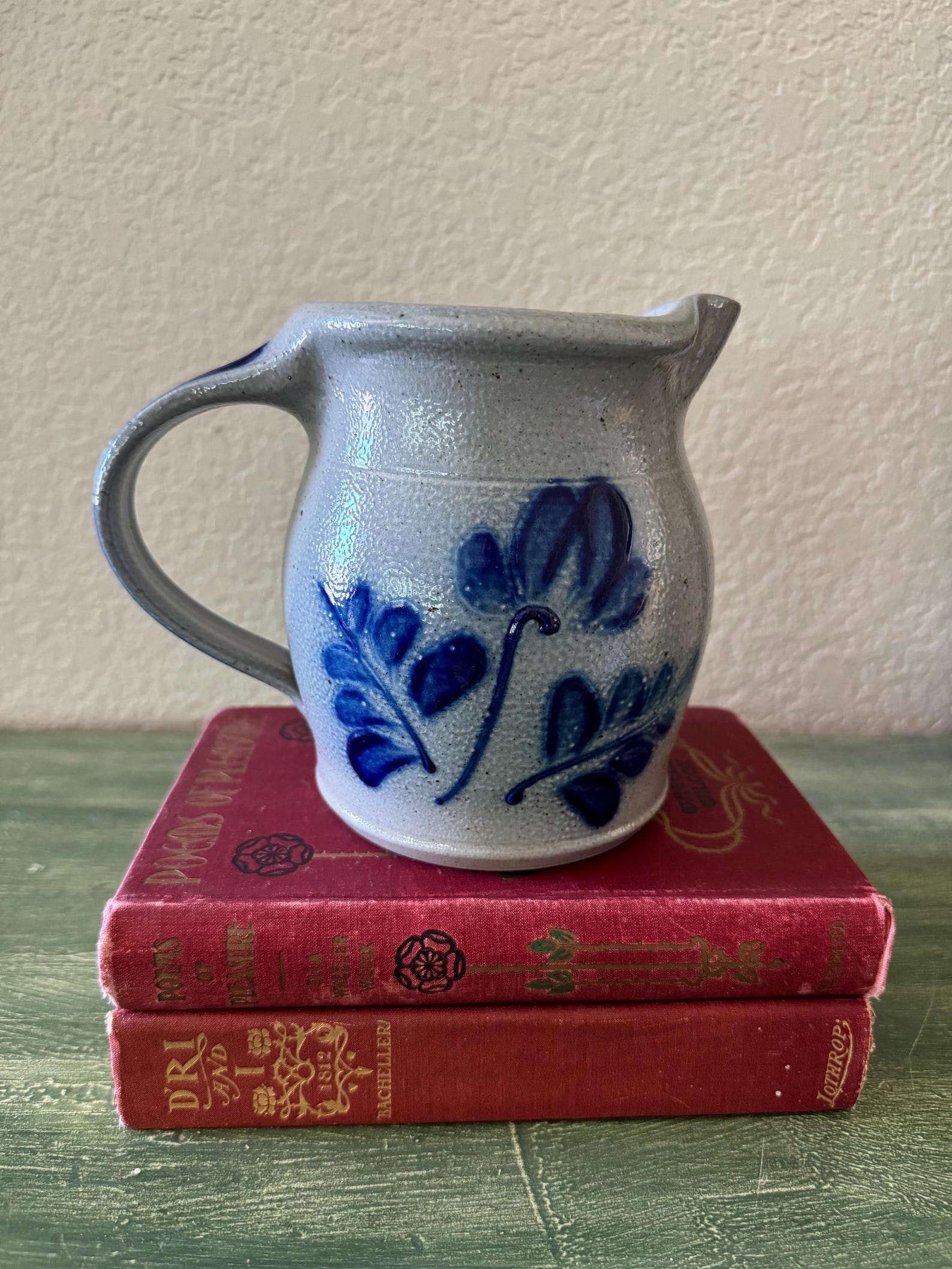 Vintage Eldreth Pottery Salt Glazed Pitcher - Etsy