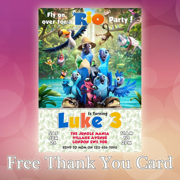 Rio Birthday Party - Etsy