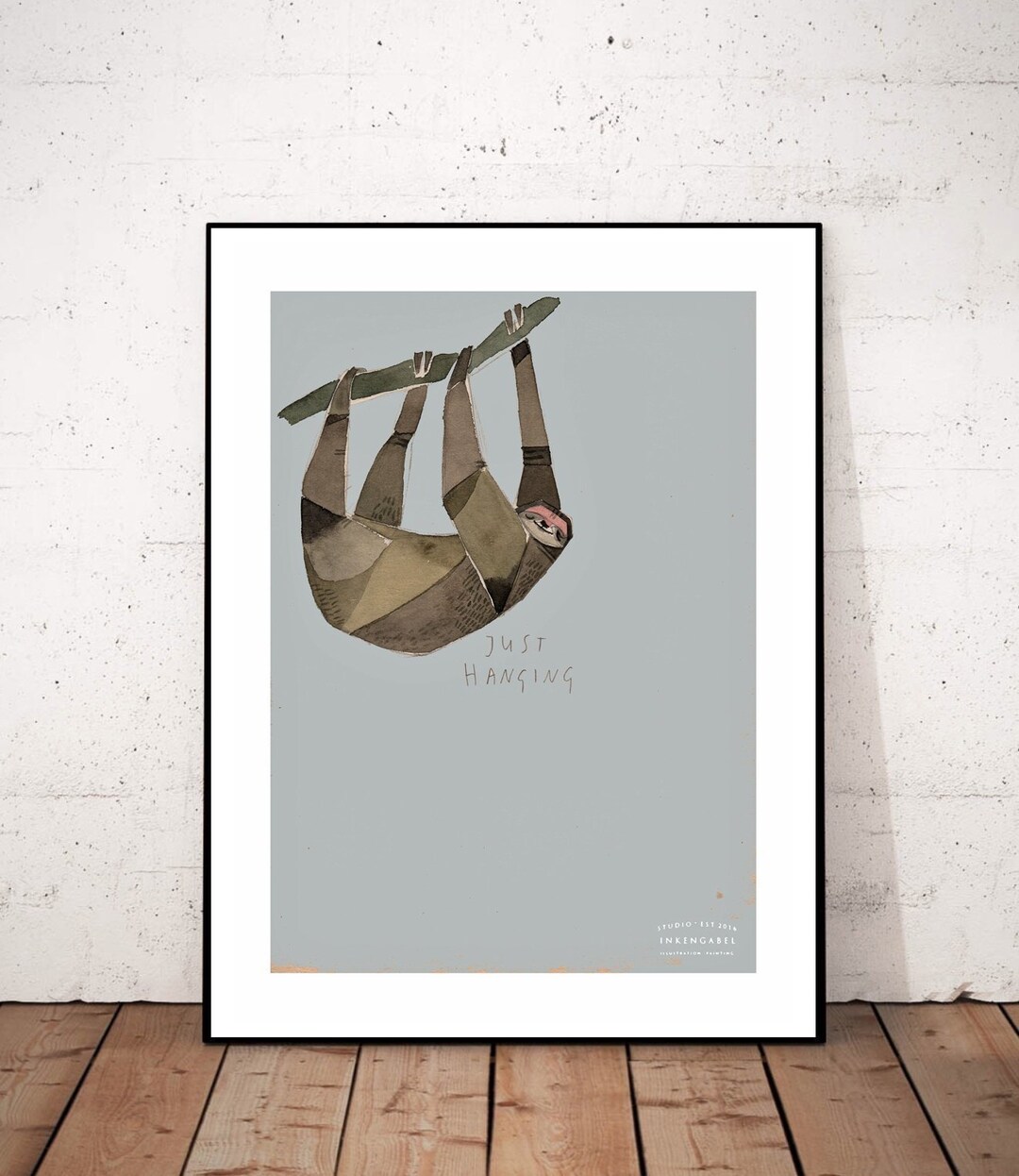 Enchanting Sloth Poster Din A3 - Etsy