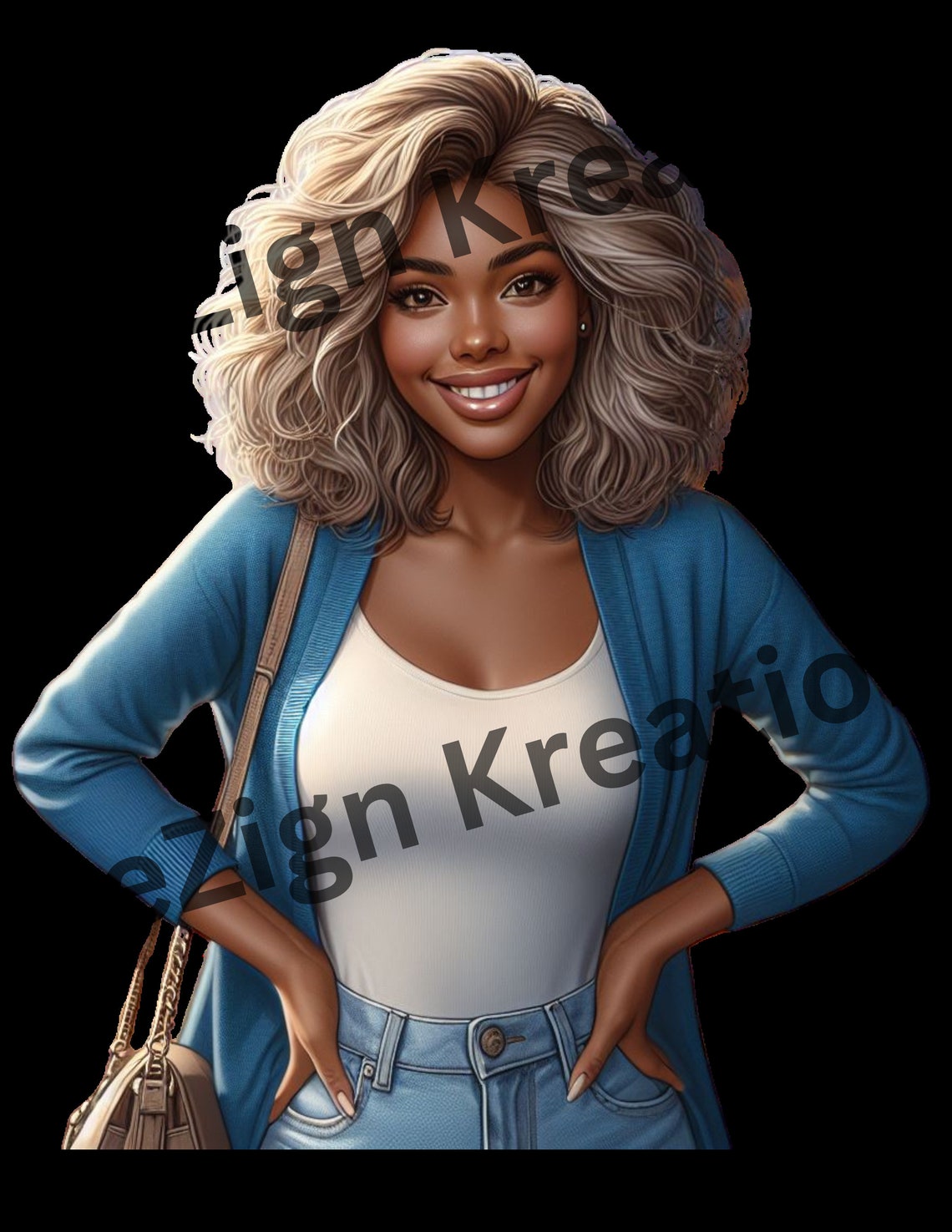 Black Woman Clipart, Black Girl Magic Clipart, Fall Clipart With ...