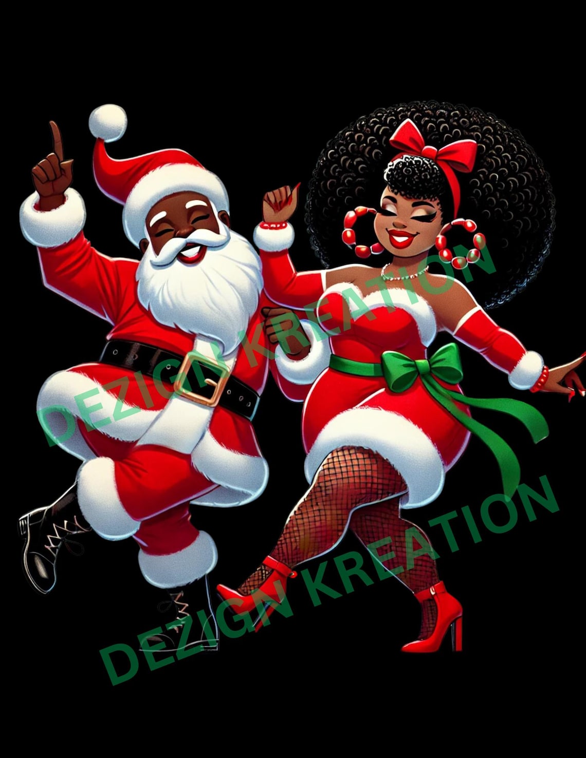 Santa Dancing Png, Merry Christmas Png, Christmas Family Png, Christmas ...