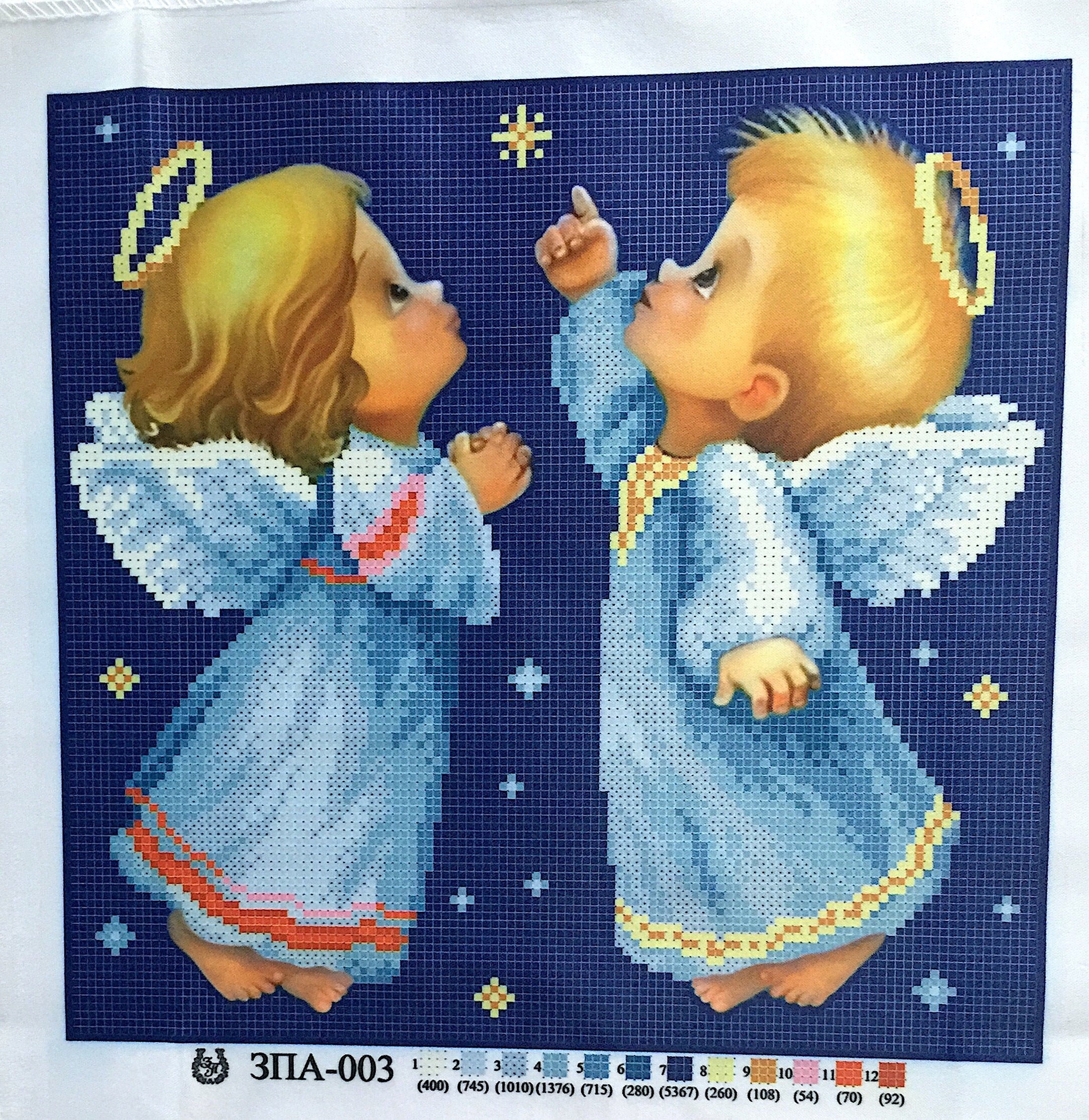 Angels Bead Embroidery Kit. DIY Beadwork Kit. Hand Embroidery Beaded ...
